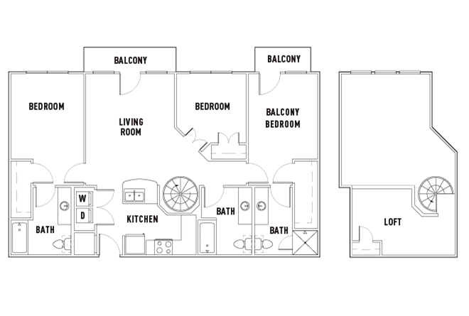 Floor Plans - The Block - Student Housing - Austin, TX